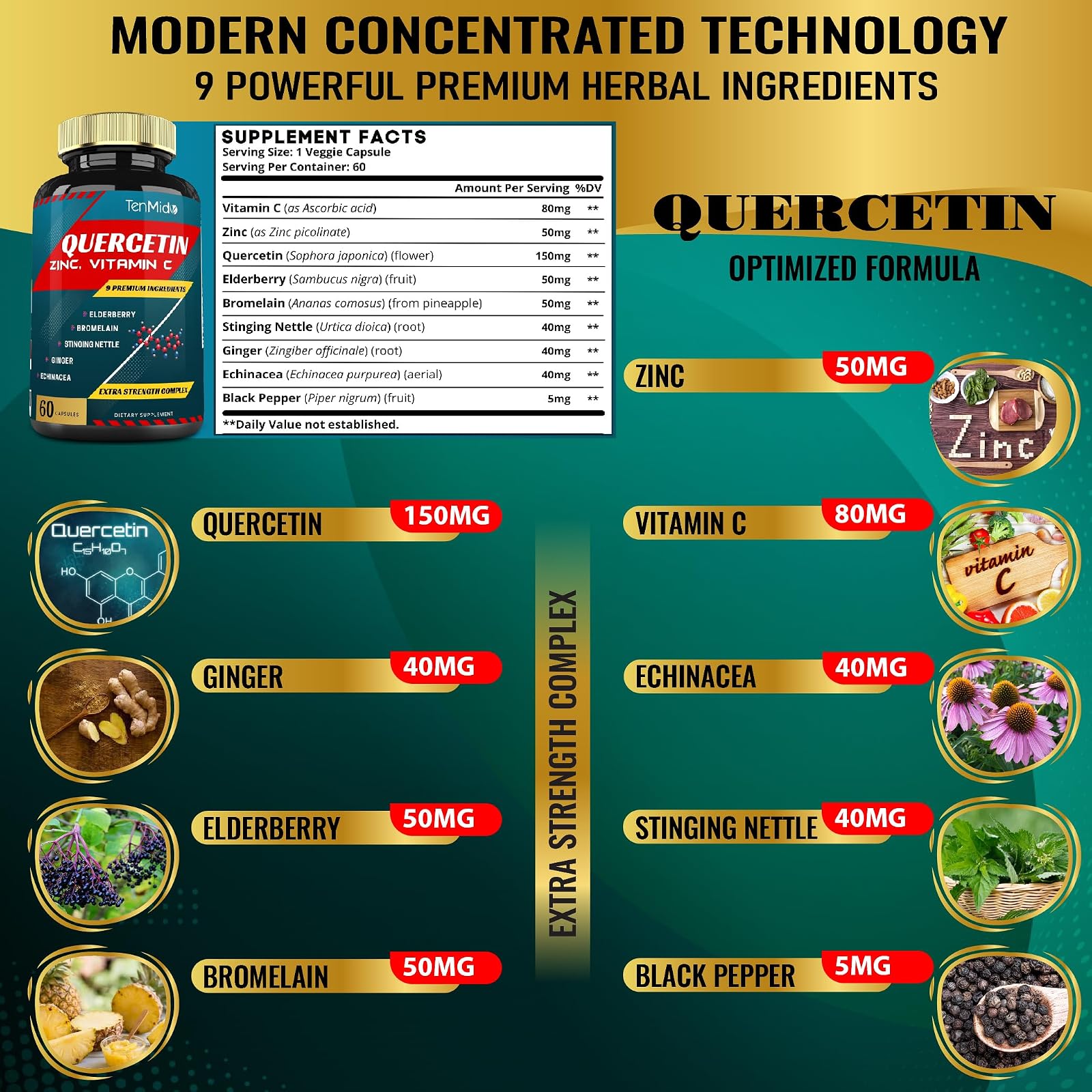 Natural antioxidant Quercetin extract