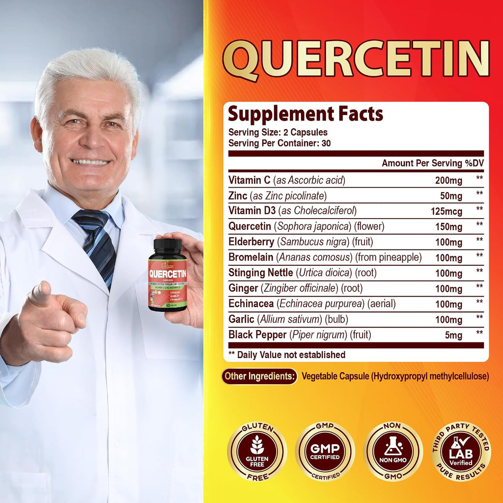 Natural antioxidant Quercetin supplement