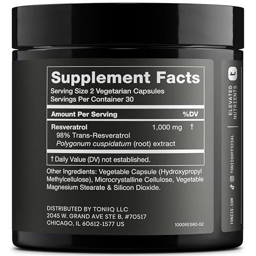 natural antioxidant resveratrol capsules