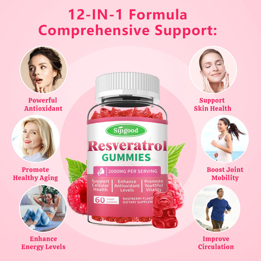 natural antioxidant resveratrol gummies