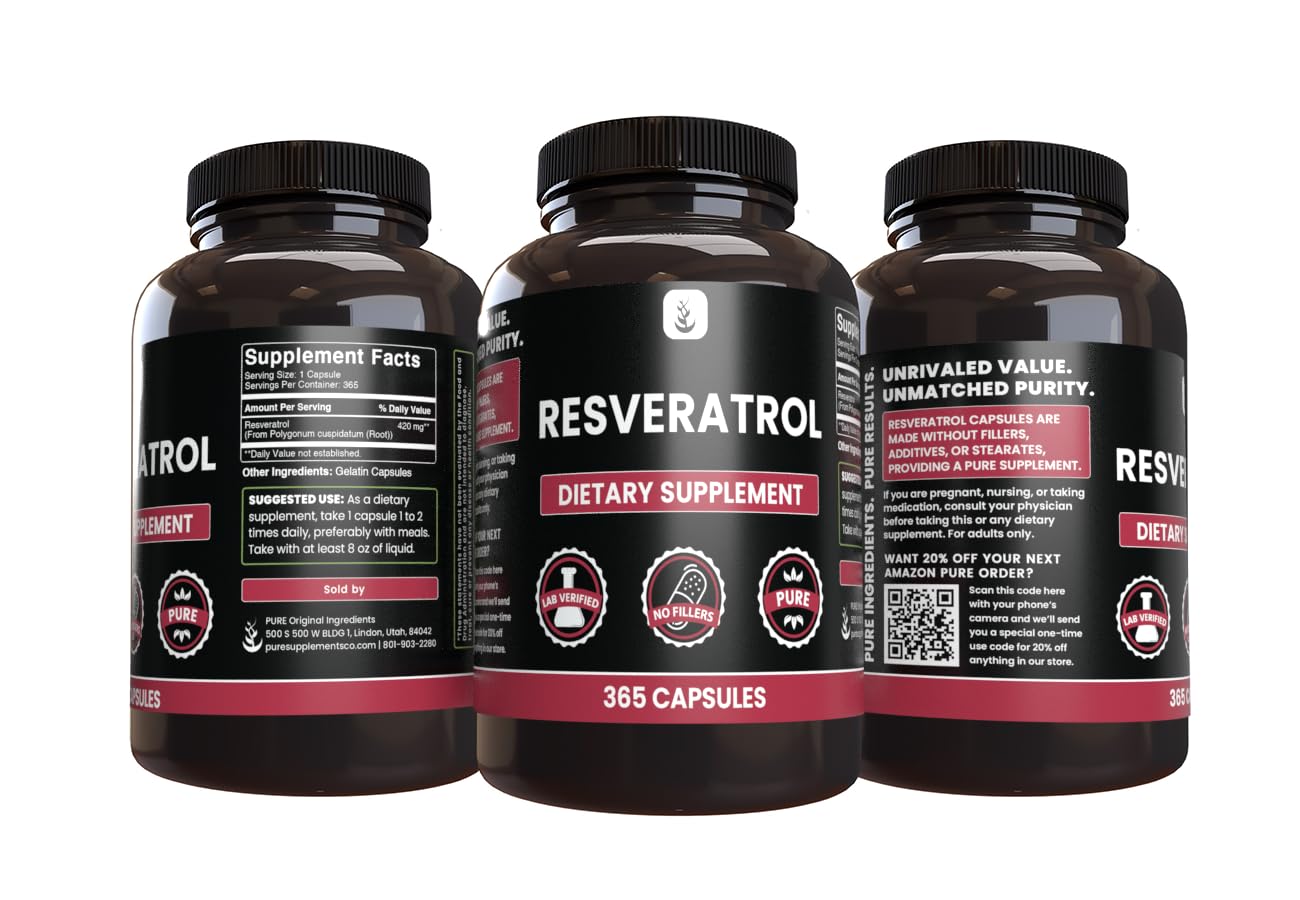 natural antioxidant resveratrol supplement