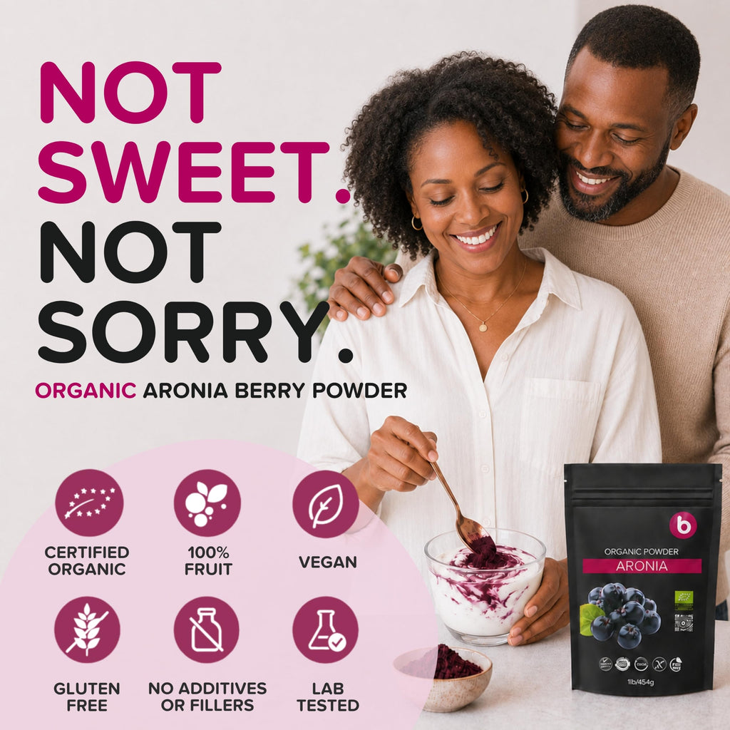 natural antioxidant-rich berry powder