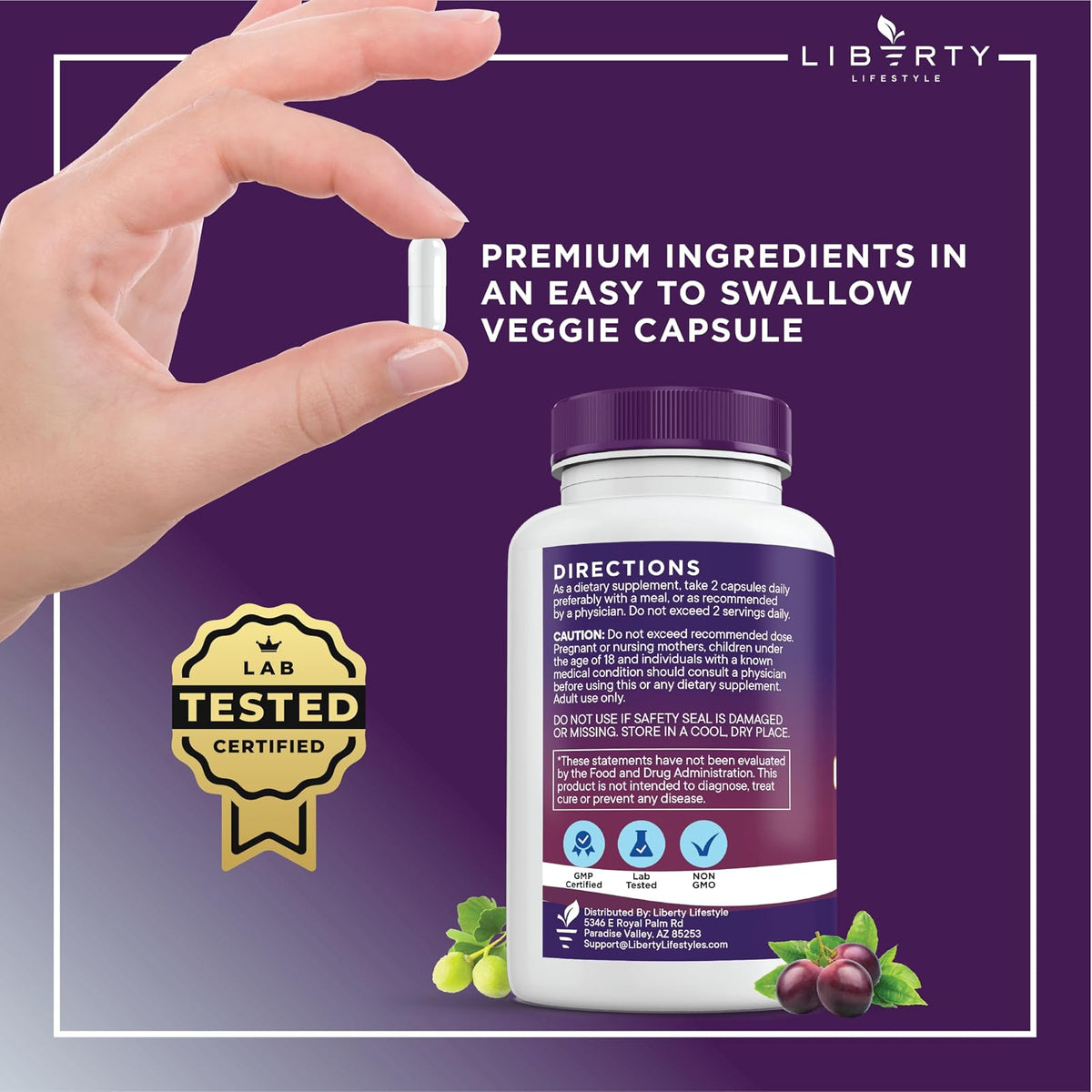Natural antioxidant rich resveratrol