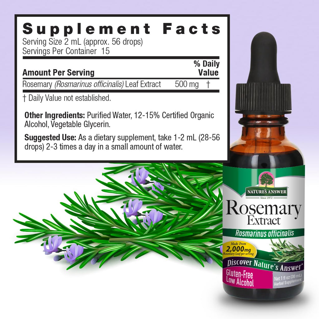 Natural antioxidant rosemary leaf extract