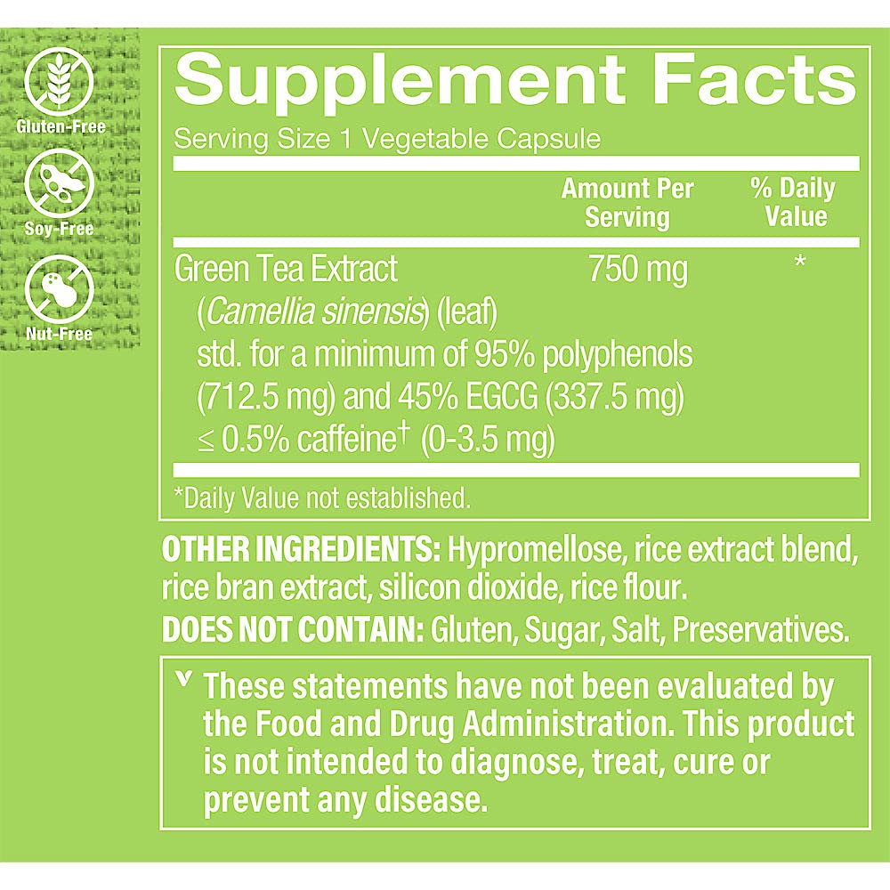 Natural antioxidant supplement capsules