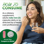 Natural antioxidant supplement capsules