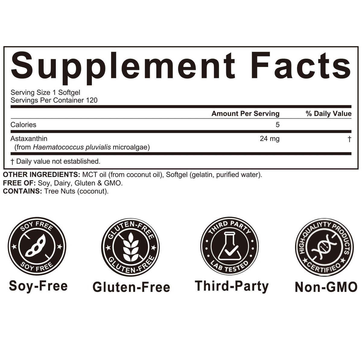 Natural antioxidant supplement for vitality
