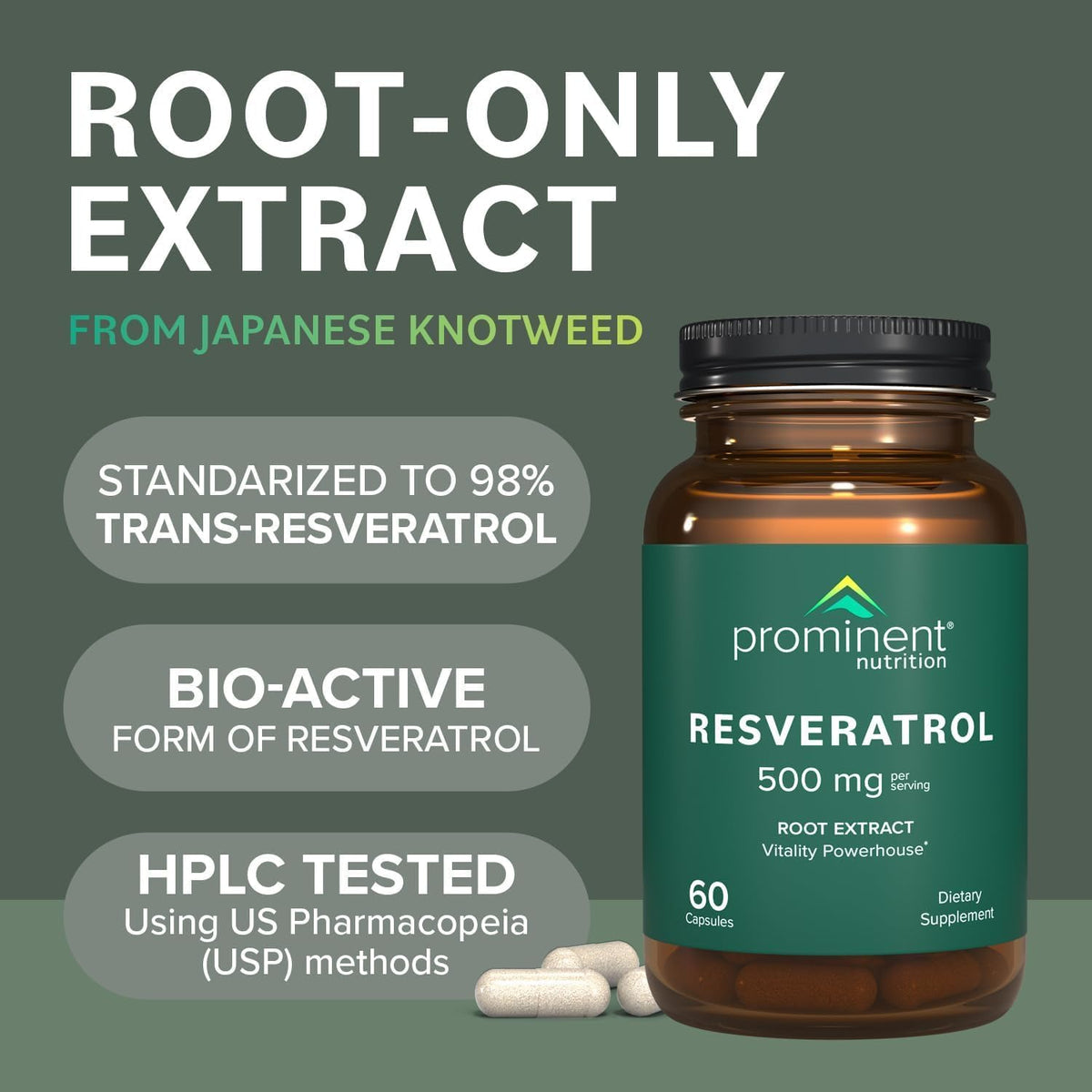 Natural antioxidant supplement for vitality