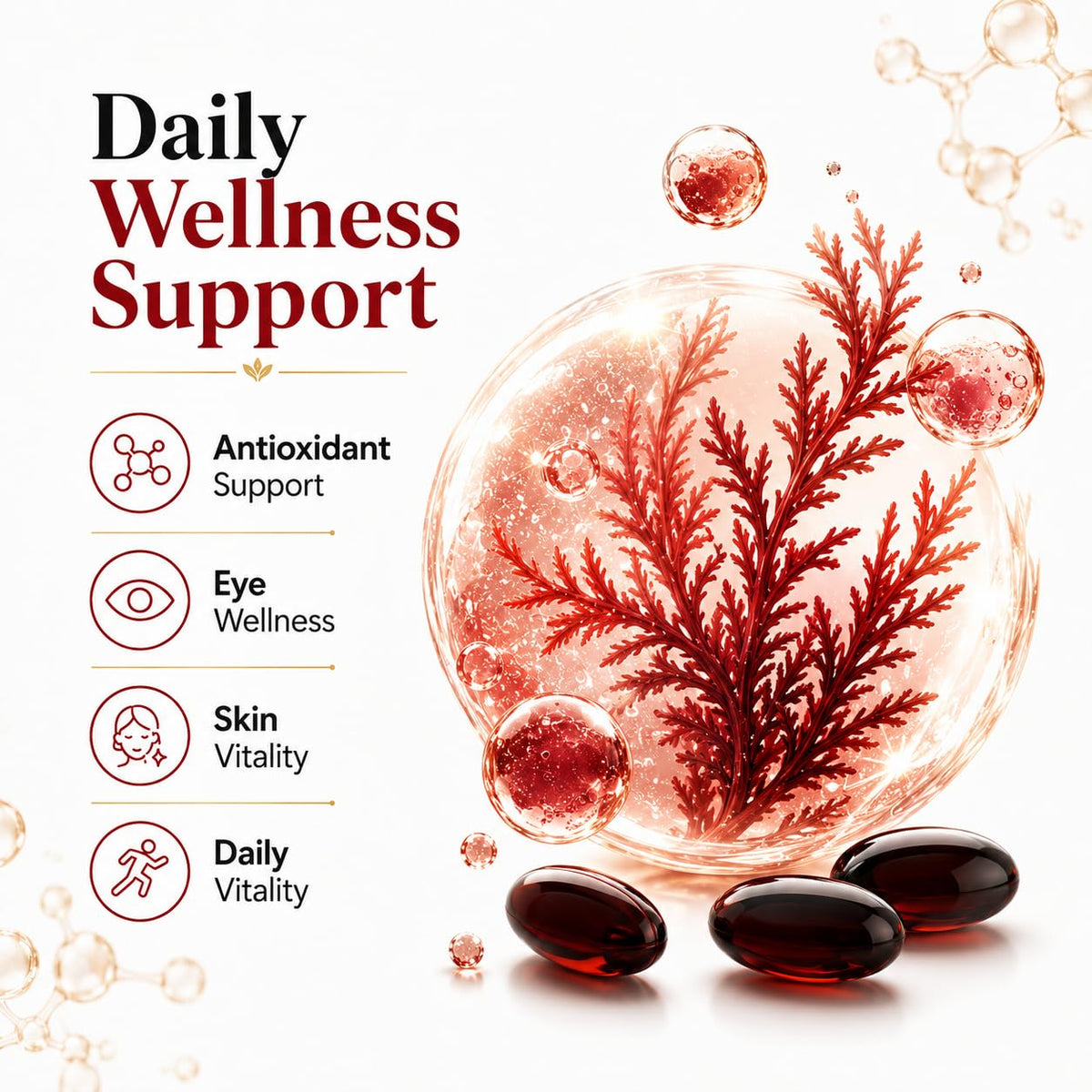 Natural antioxidant supplement for vitality