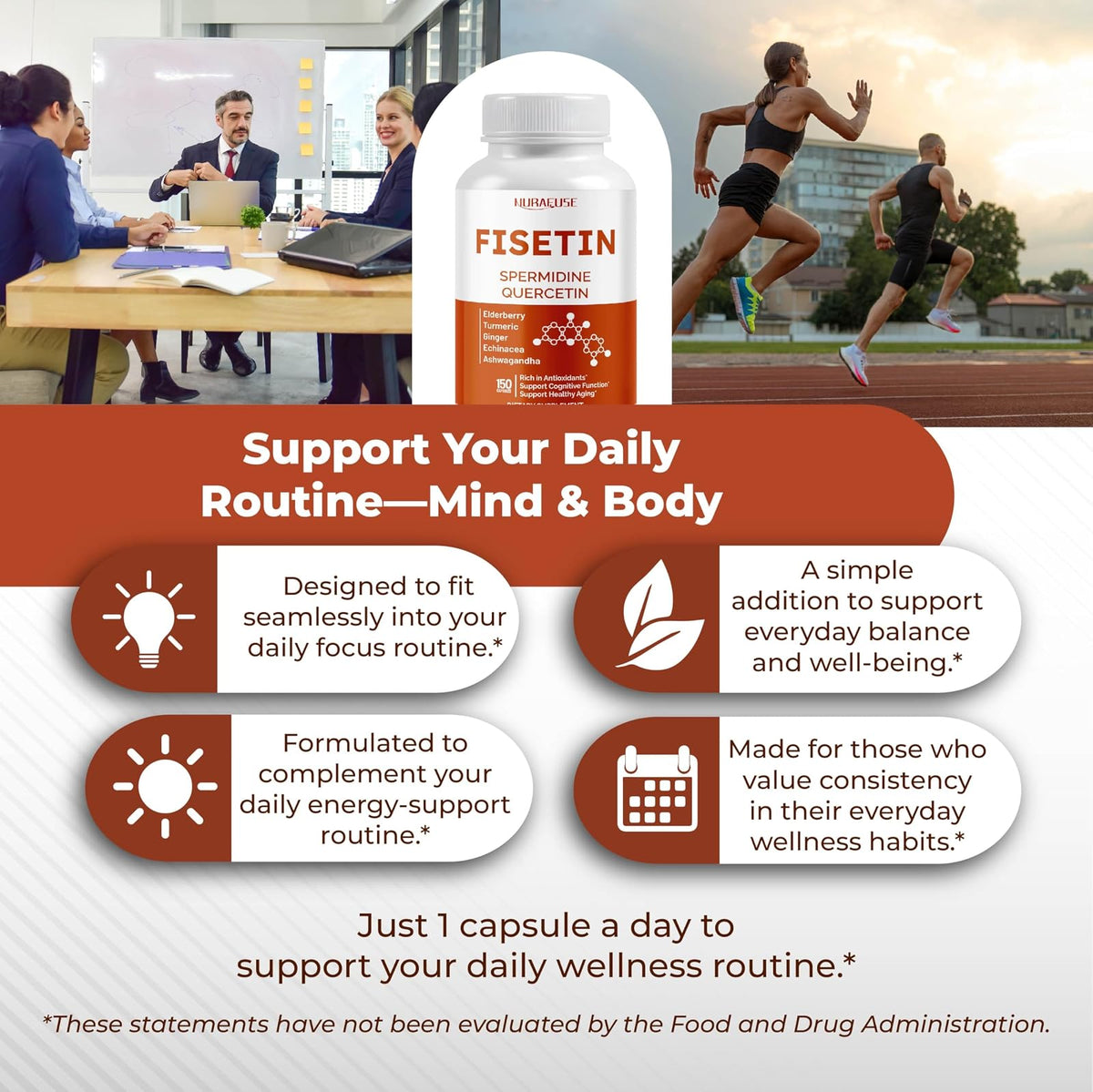 Natural antioxidant supplement for vitality