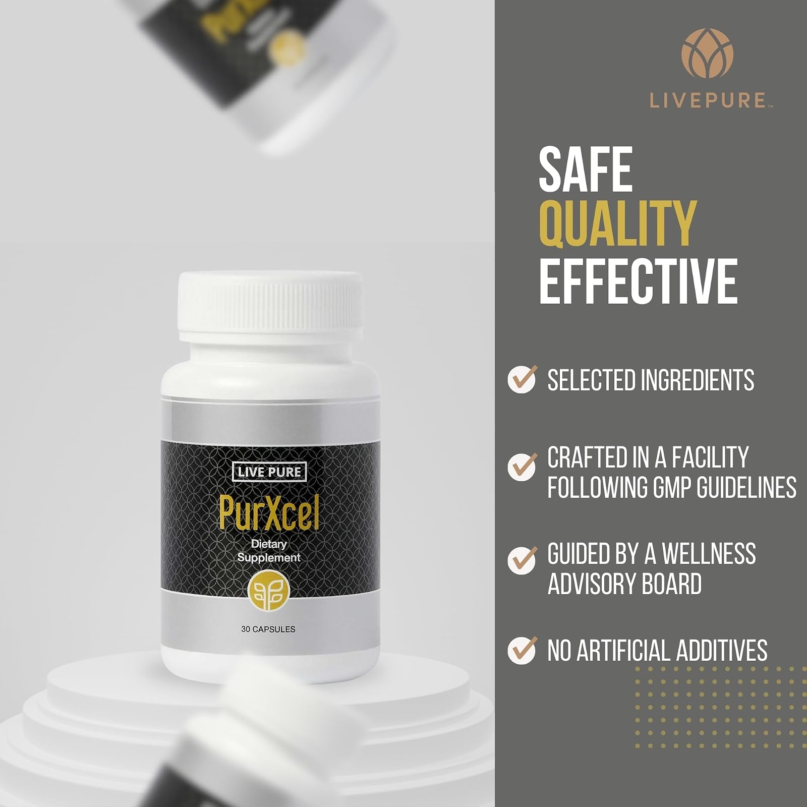 Natural antioxidant supplement for vitality