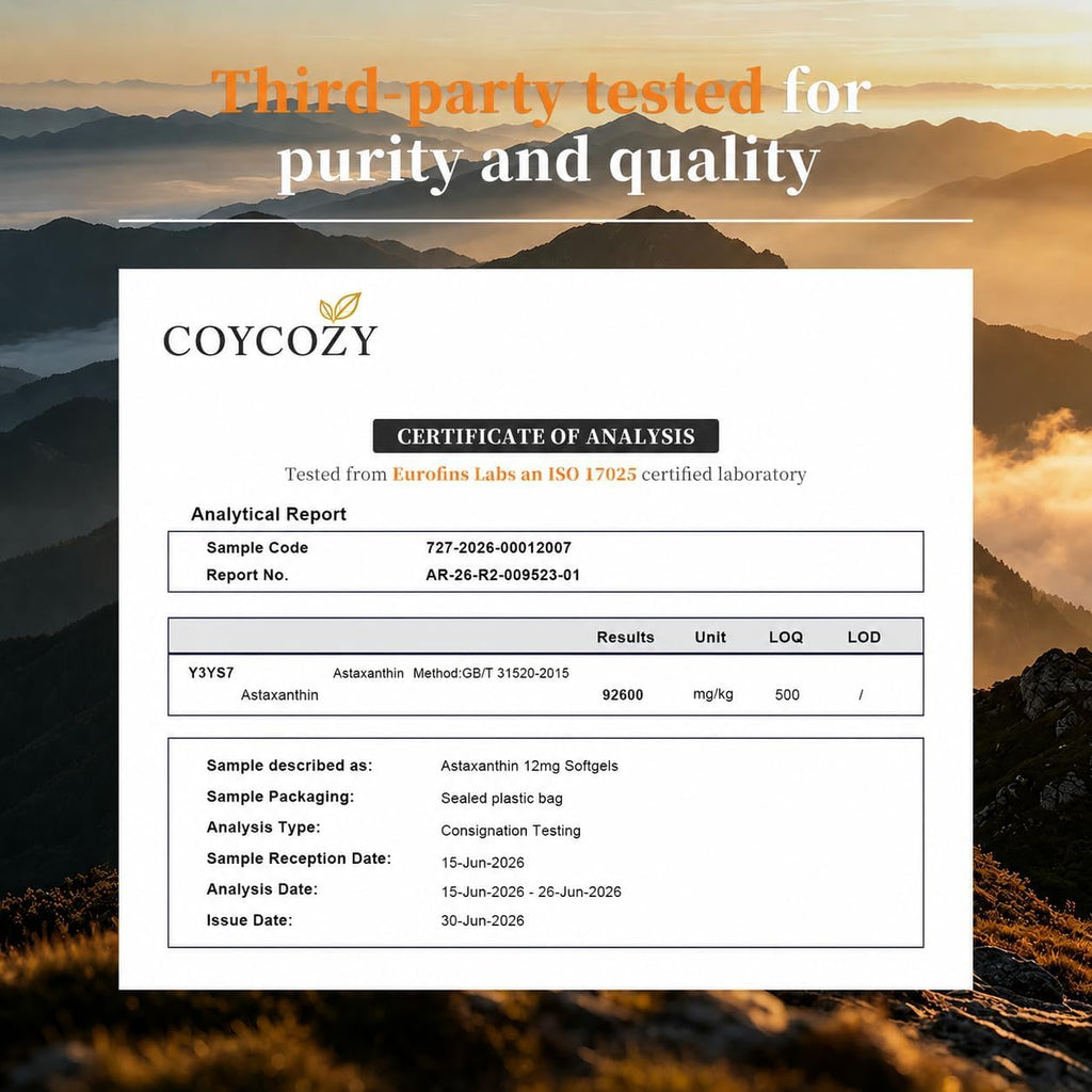 Natural antioxidant supplement for vitality