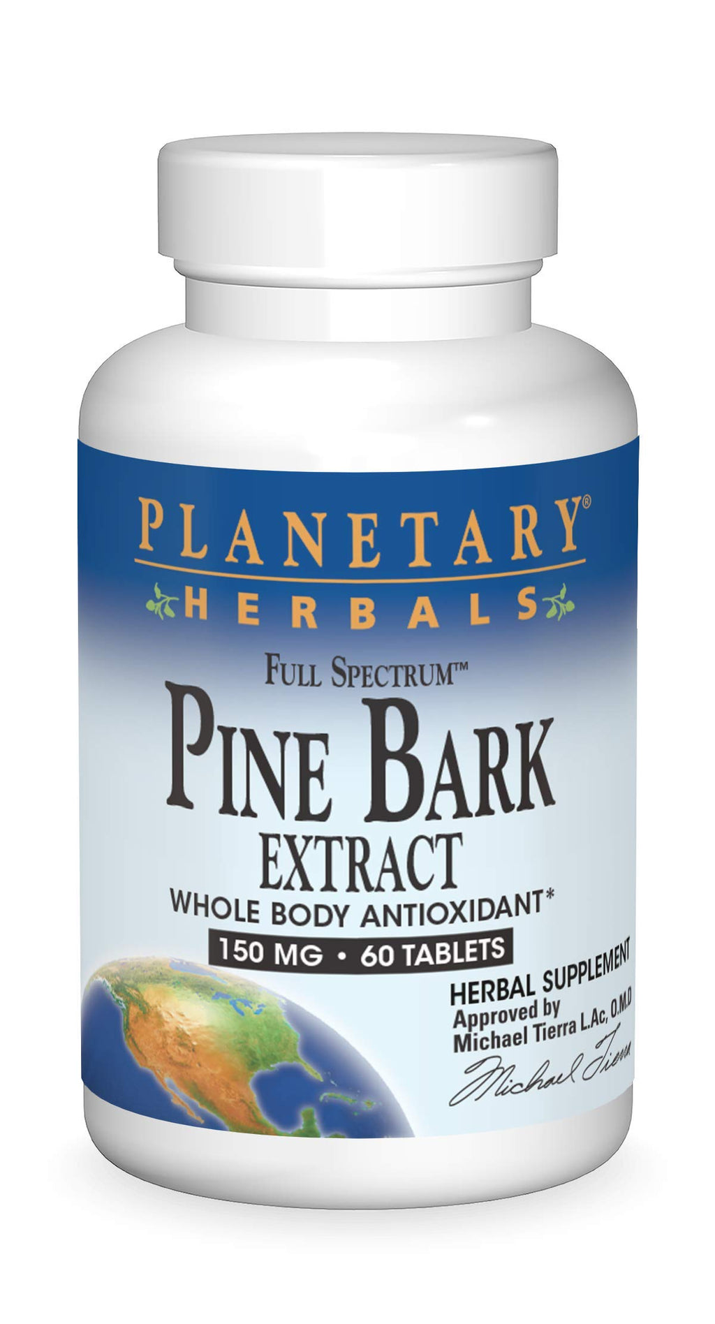 Natural antioxidant supplement tablets