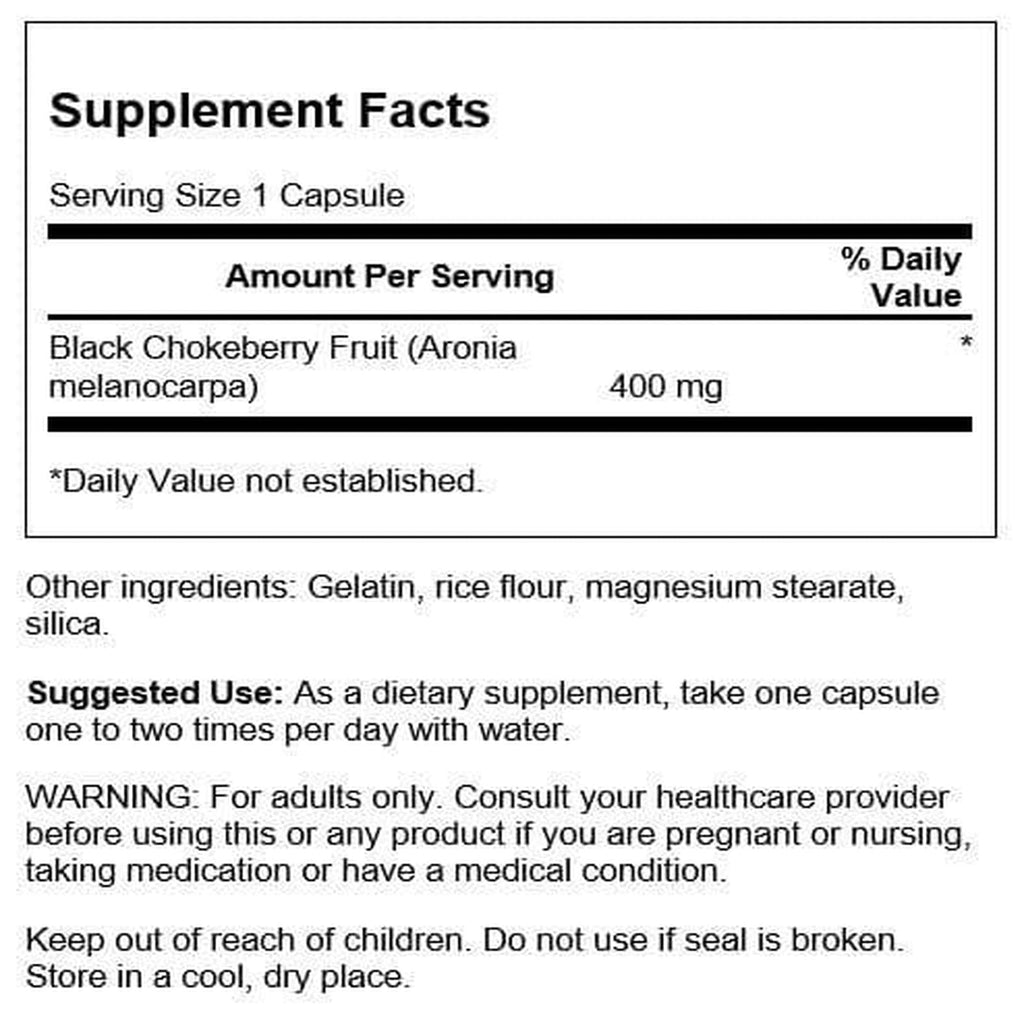 natural antioxidant support with aronia
