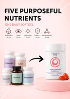 natural antioxidant support with astaxanthin