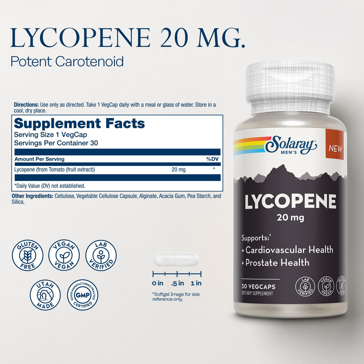 natural antioxidant support with Lycopene