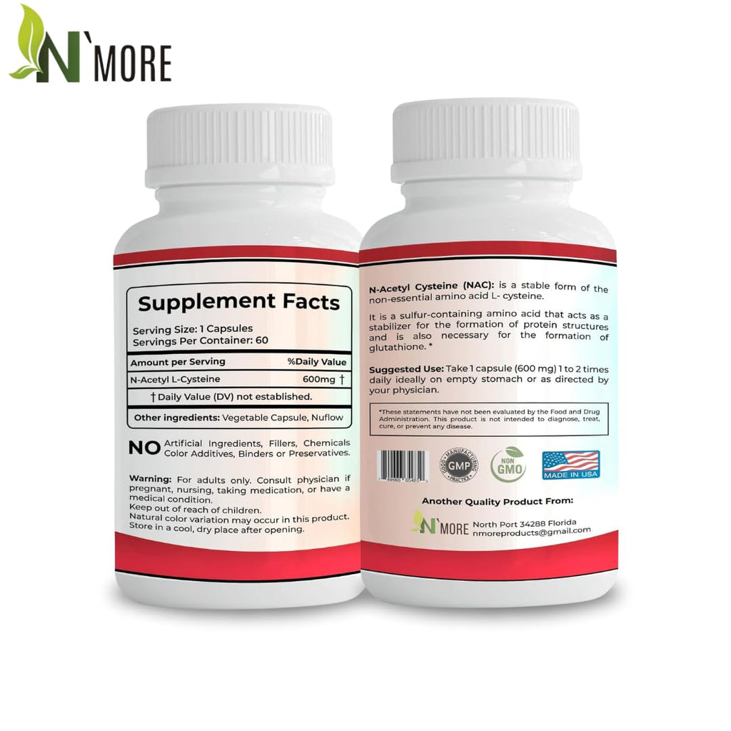 natural antioxidant support with NAC