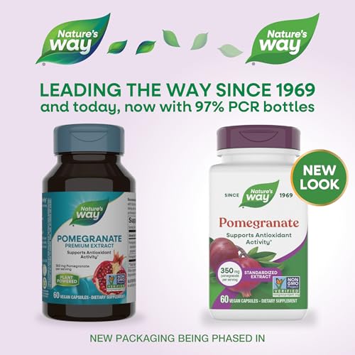 natural antioxidant support with pomegranate