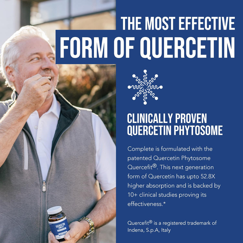 Natural antioxidant support with quercetin