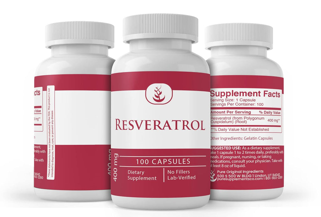 natural antioxidant support with Resveratrol