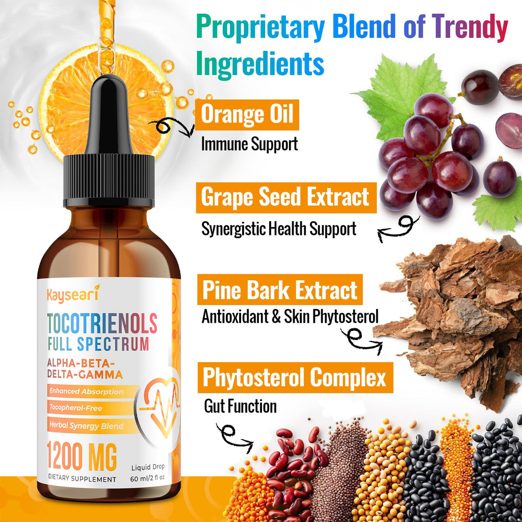 Natural antioxidant support with tocotrienols