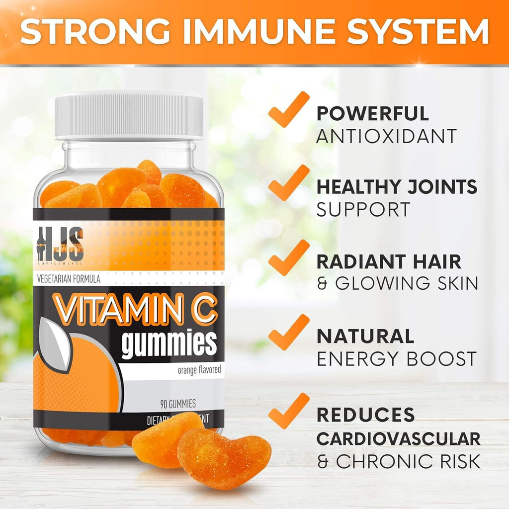 Natural antioxidant vitamin C chewables