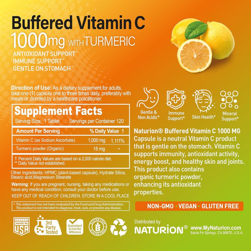 Natural antioxidant Vitamin C supplement