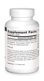Natural antioxidant Vitamin E tablets