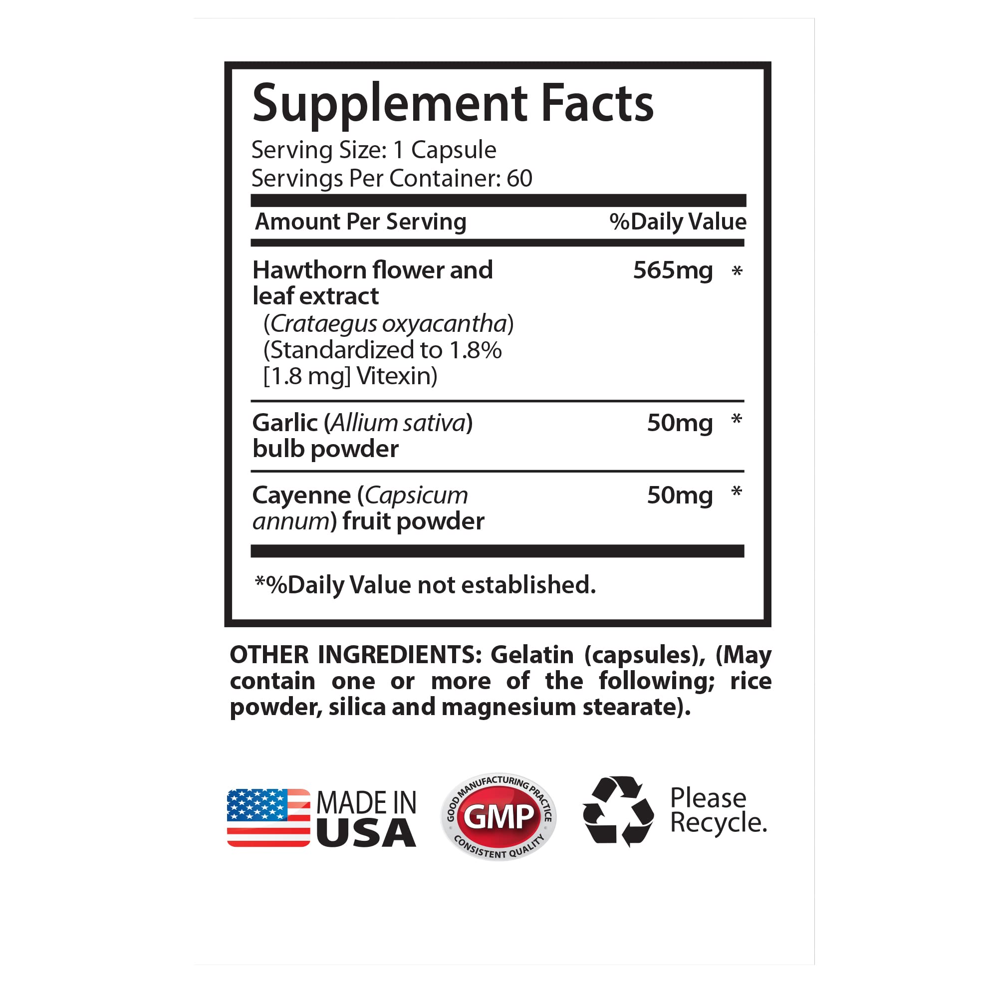 Natural antioxidants from hawthorn extract