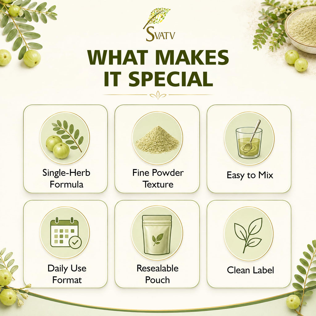 Natural antioxidants in Amla Powder