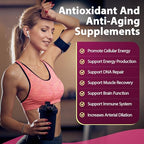 Natural antioxidants in NAD capsules