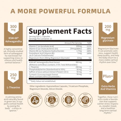 natural anxiety relief magnesium capsules