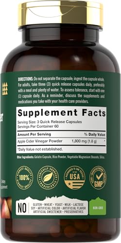 natural apple cider vinegar capsules