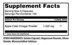 natural apple cider vinegar capsules