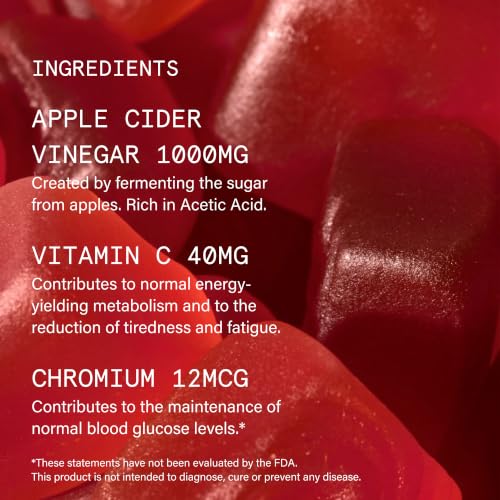Natural apple cider vinegar chews