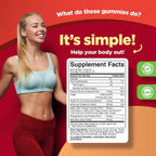 natural apple cider vinegar gummy supplement
