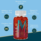 natural apple cider vinegar gummy supplement