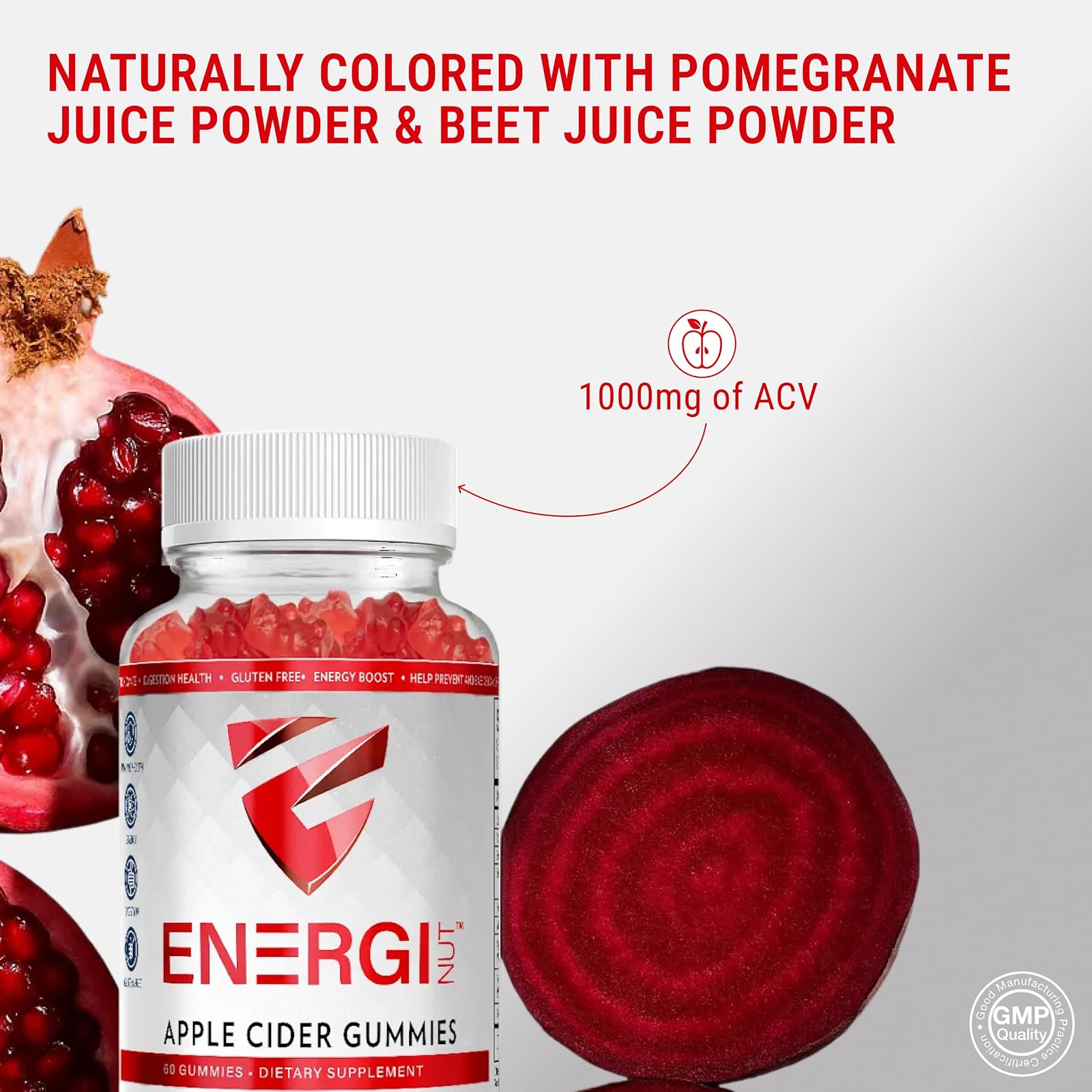 natural apple cider vinegar gummy supplement