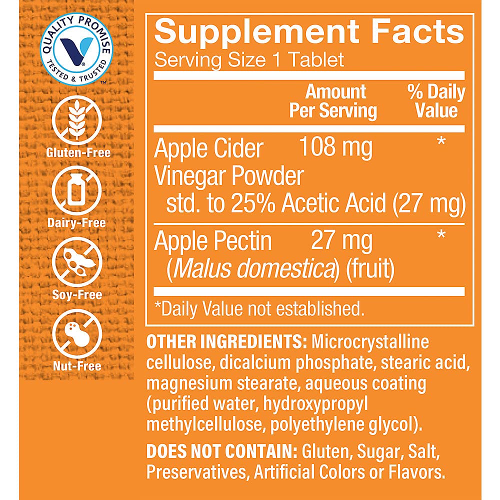 natural apple cider vinegar health benefits