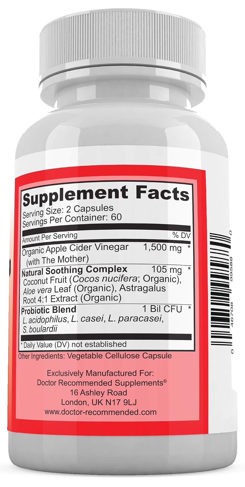 natural apple cider vinegar supplement capsules