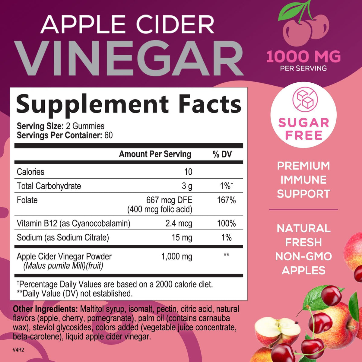 natural apple cider vinegar supplement
