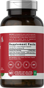 natural apple cider vinegar supplement