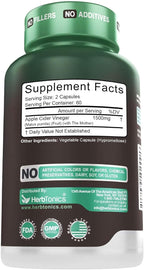 natural apple cider vinegar supplement