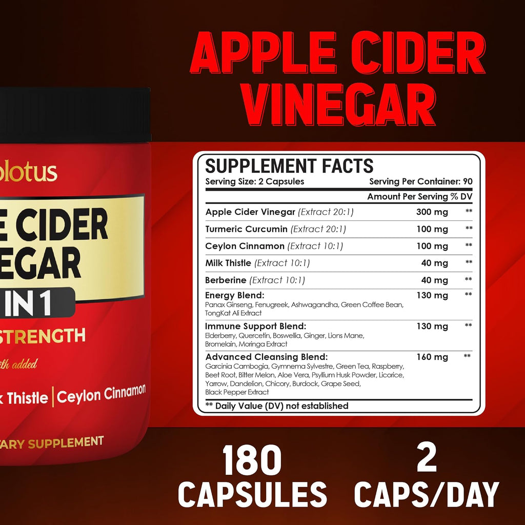 natural apple cider vinegar supplement