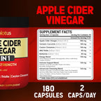natural apple cider vinegar supplement
