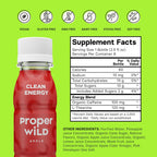 Natural apple energy boost shots