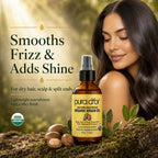 Natural argan oil for glowing skin