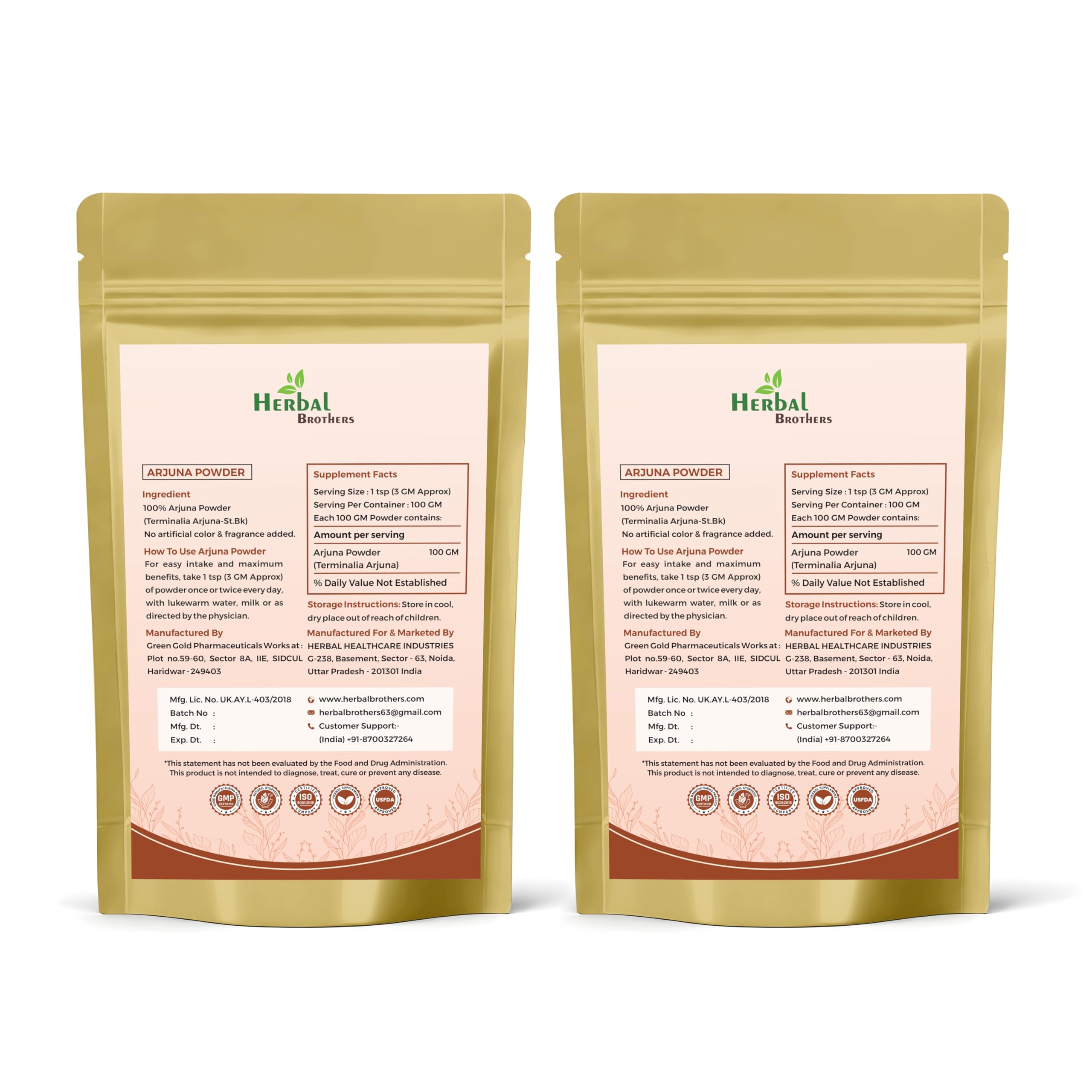 natural Arjun Ki Chaal powder