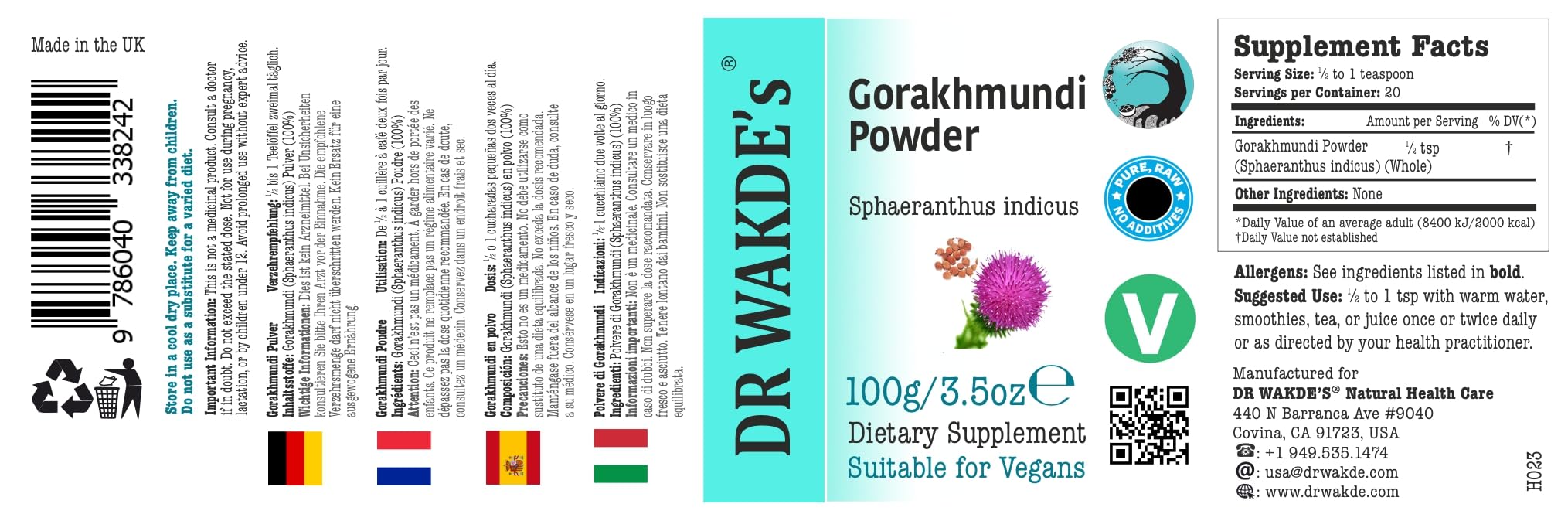natural aroma Gorakhmundi supplement