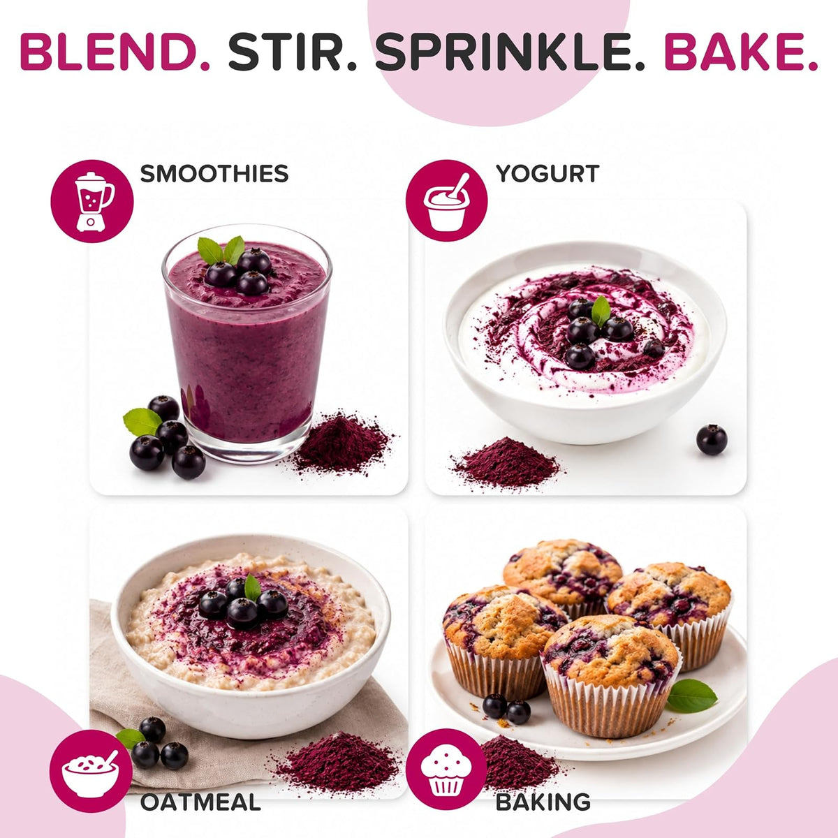 natural aronia berry powder for health